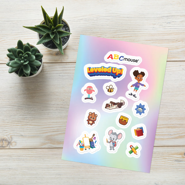Leveled Up! Achievement Sticker Sheet – ABCmouse